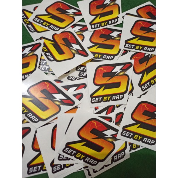 Jual Sticker Stiker SET BY RAP Uk. 5cmx6cm Logo S Viral Samarinda ...