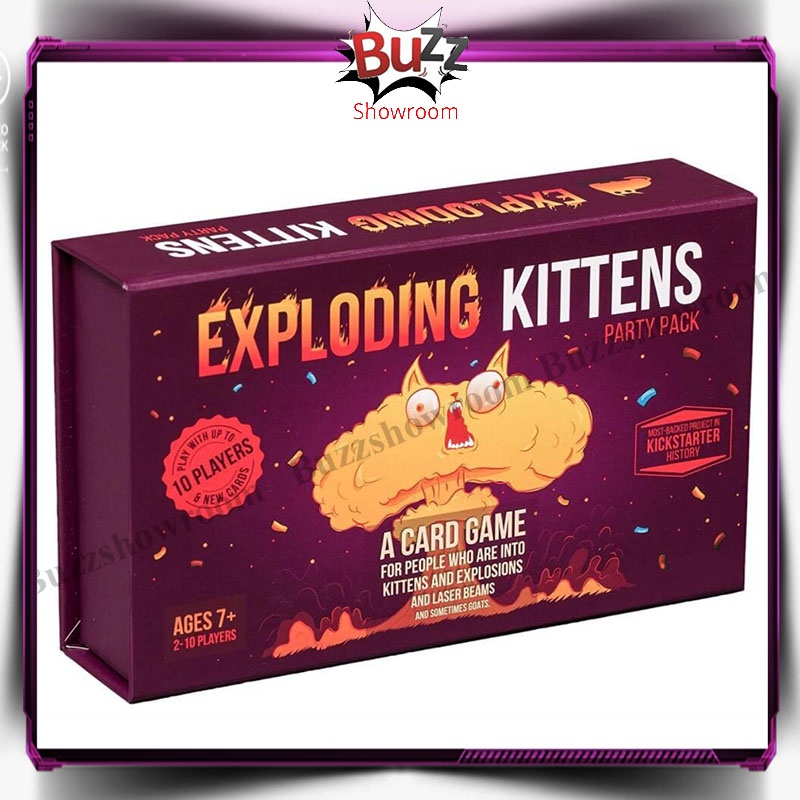 Jual Exploding Kittens / NSFW / Imploding / Streaking / Barking Kitten Board Games Card Game ...