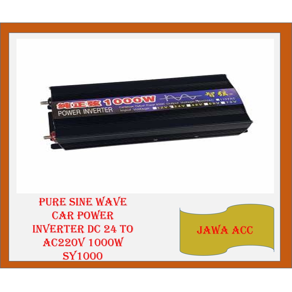 Jual Power inverter 1000 watt pure sine wavem24 volt power inverter ...
