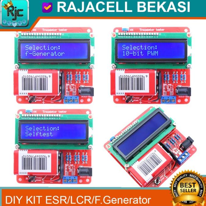 Jual Diy Kit Esr Meter Lcr Meter Signal Pwm Generator Frekuensi Meter ...