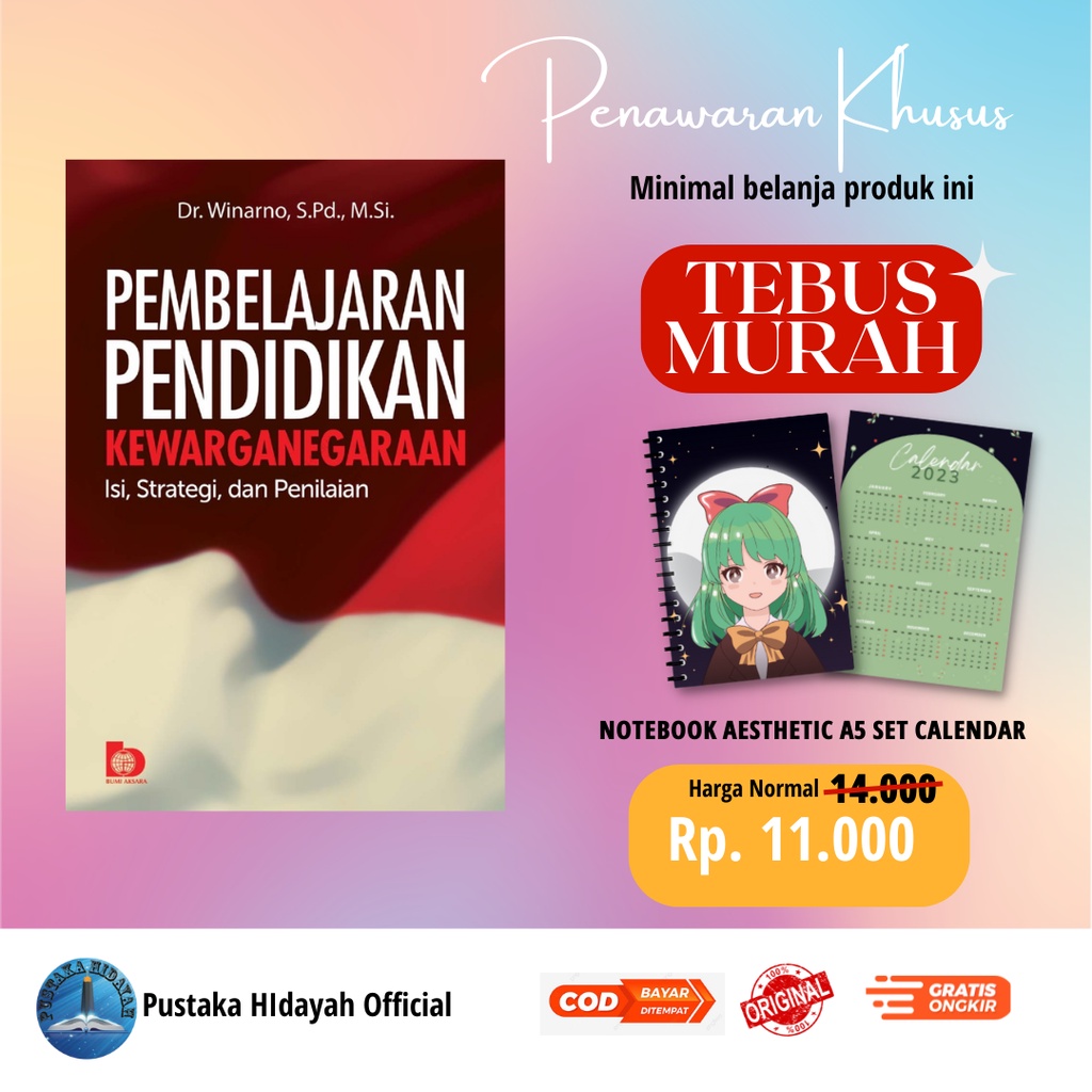 Jual Buku Pembelajaran Pendidikan Kewarganegaraan - Dr Winarno | Buku ...