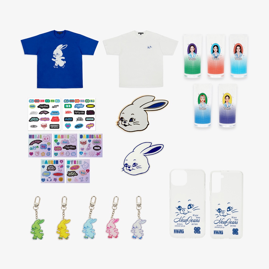 Jual [PO] NEW JEANS OFFICIAL MERCH VER 2 (MD) from Pop Up Store - Tee ...