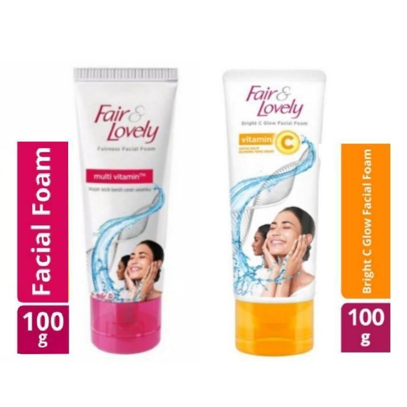 Jual FAIR & LOVELY FACIAL FOAM MULTIVITAMIN & VITAMIN C 100g | Shopee ...