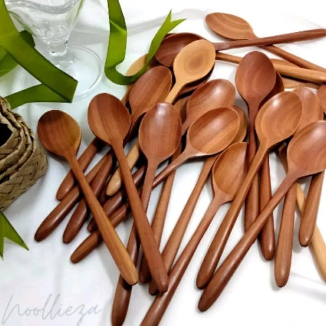 Jual SENDOK MAKAN KAYU - SENDOK KAYU OVAL | Shopee Indonesia