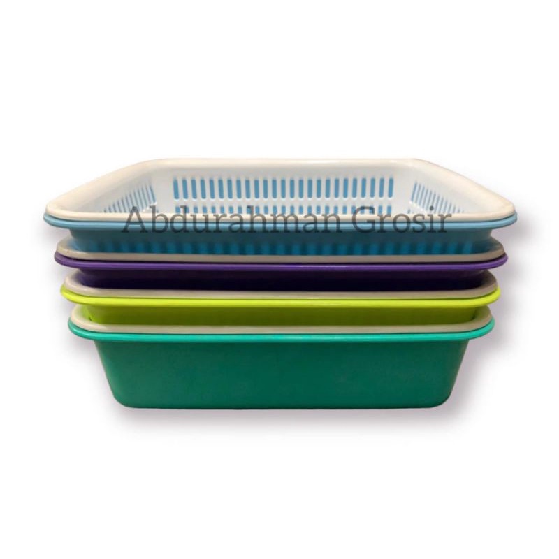 Jual SARINGAN KOTAK 2 IN 1, BAK PASIR KUCING, BASKOM SEGI + SARINGAN ...