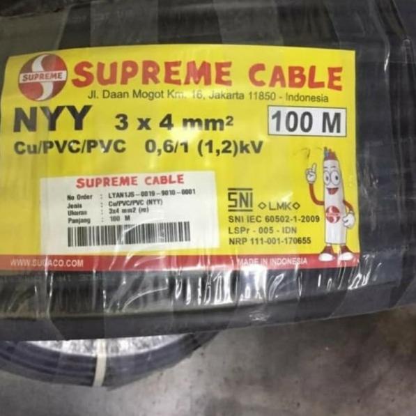 Jual Kabel Nyy 3x4 Supreme | Shopee Indonesia