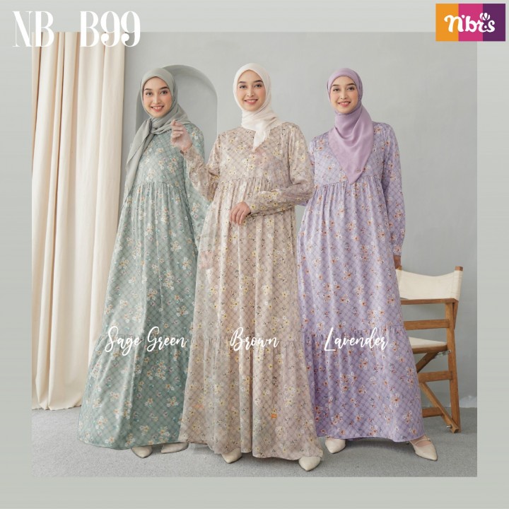 Jual SALE PROMO NB B99 GAMIS NIBRAS | Shopee Indonesia