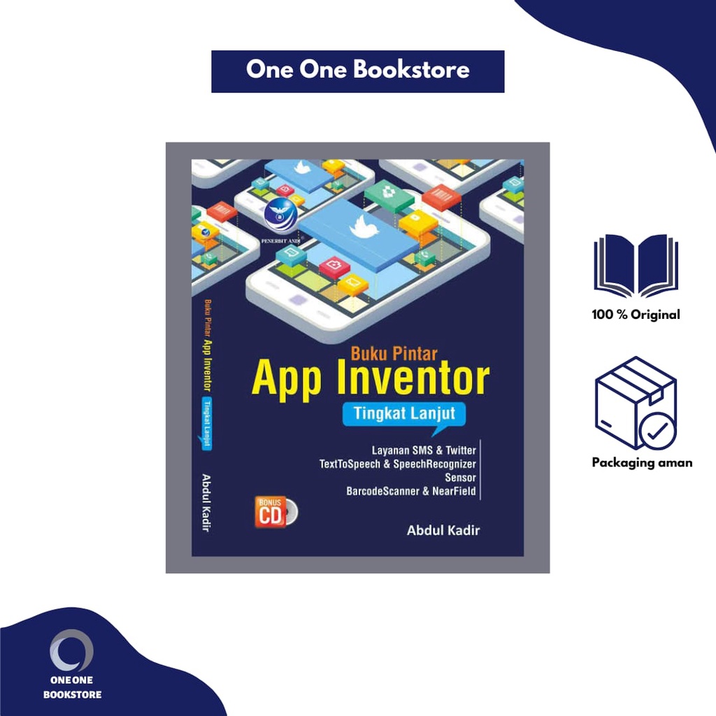 Jual Buku Pintar App Inventor Tingkat Lanjut + CD | Shopee Indonesia