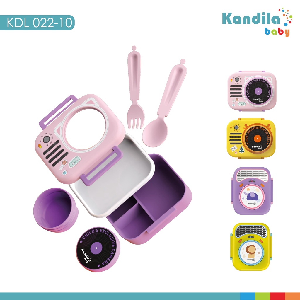 Jual KANDILA LUNCH BOX CHARACTER WITH FORK & SPOON - 680ML KDL 022-10 ...