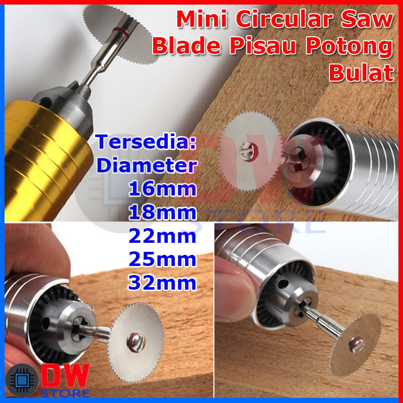 Jual Mata Gergaji Potong Bulat Circular Saw Blade Mini Grinder Drill ...