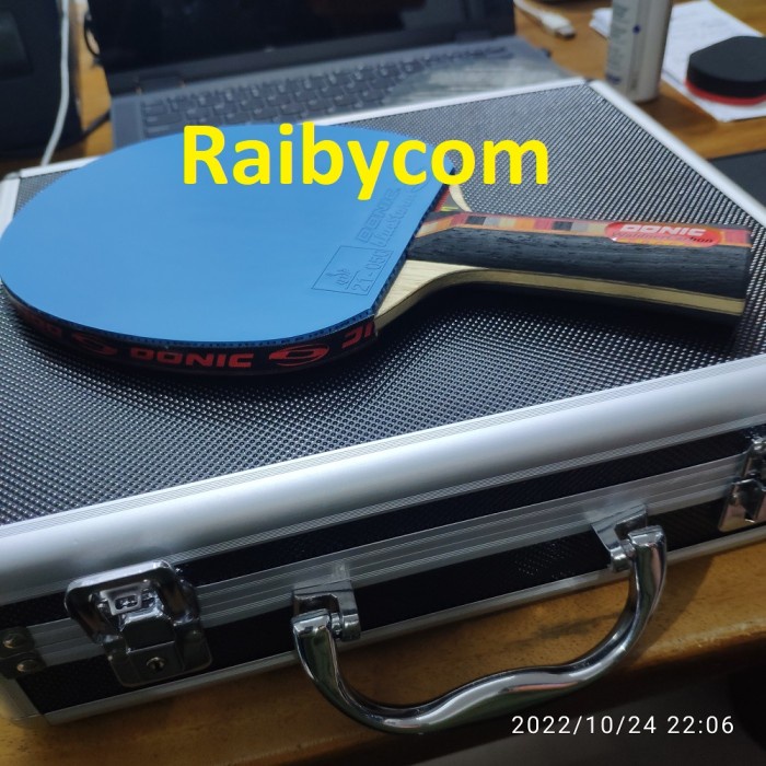 Jual Bat Pingpong Tenis Meja DONIC Waldner Carbon Senso Karet Slice 40 Blue Storm Z2 Ping Pong ...
