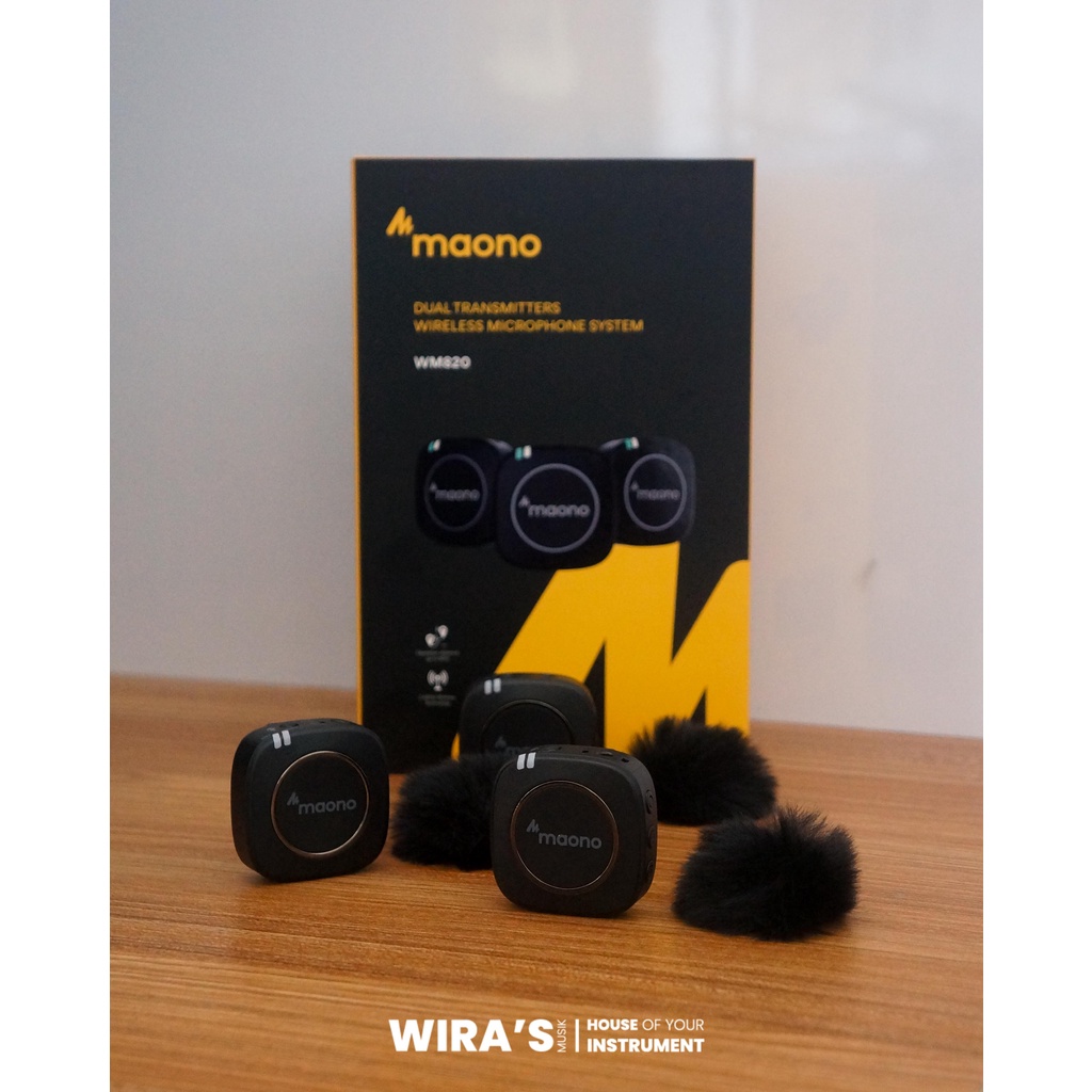 Jual Mic Clip On Wireless Maono WM820 A2 | Shopee Indonesia