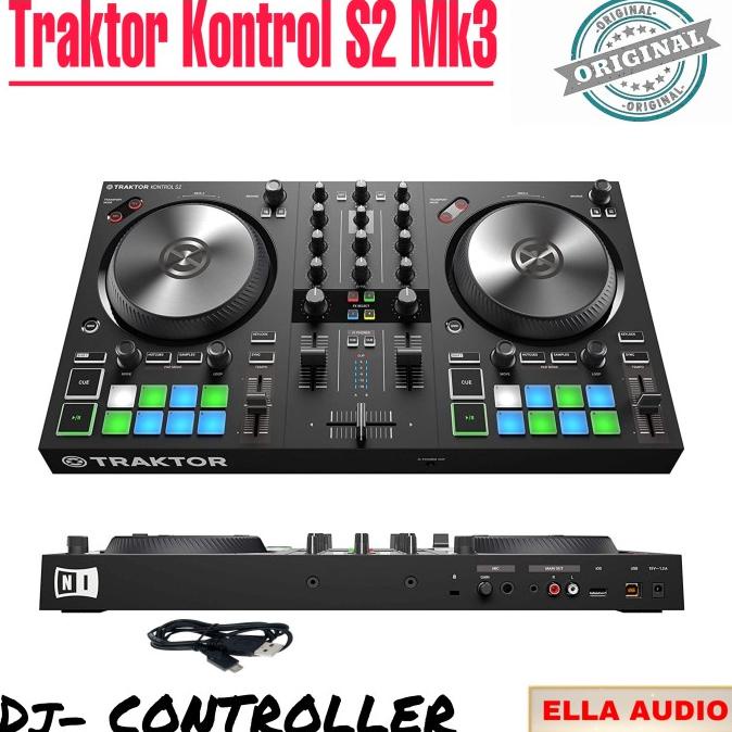 Jual Native Instrument Traktor Kontrol S2 MK3 DJ Controller | Shopee ...