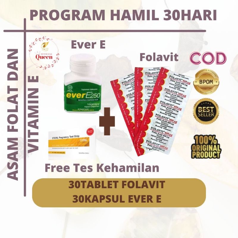 Jual Paket Promil 30 hari / ever E dan folavit Free tes hamiL /EVER E ...