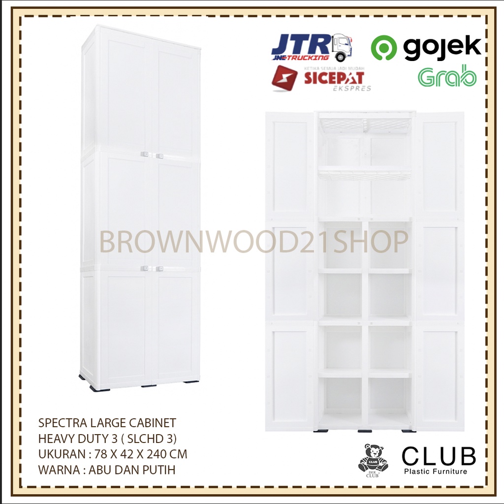 Jual LEMARI RAK JUMBO 6 SUSUN / LEMARI PLASTIK 6 SUSUN JUMBO / LEMARI ...