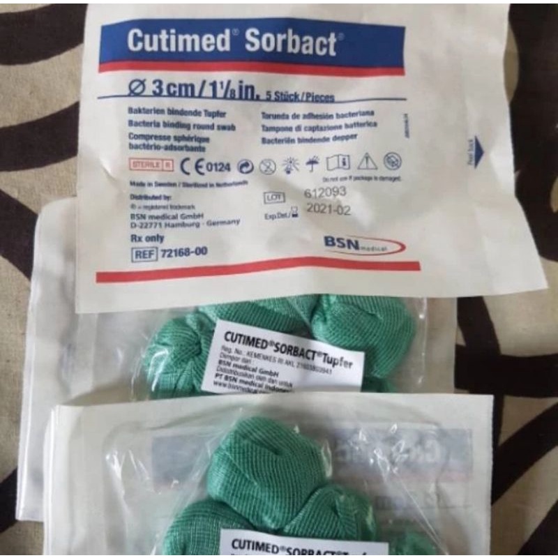 Jual Cutimed Sorbact Tupfer Round Swab Modern Dressing Perawatan Luka ...
