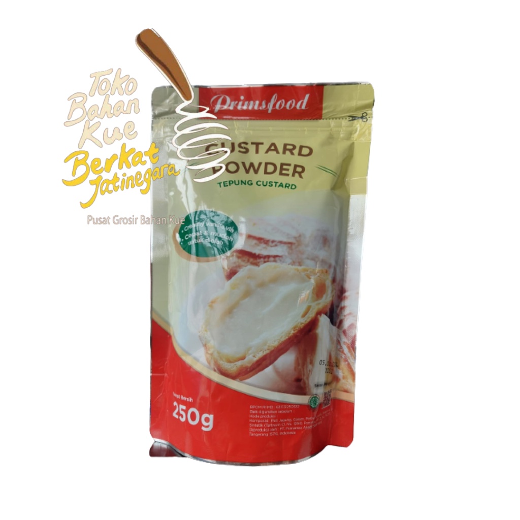 Jual PRIMSFOOD CUSTARD POWDER 250 GR / TEPUNG CUSTARD / TEPUNG VLA ...