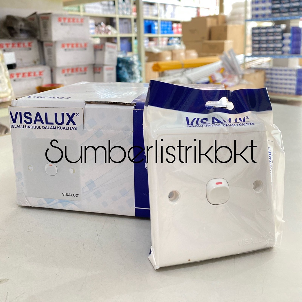 Jual SAKLAR ENGKEL SAKLAR SATU PETIK TIPE SWITCH E SERIES SNI VISALUX ...