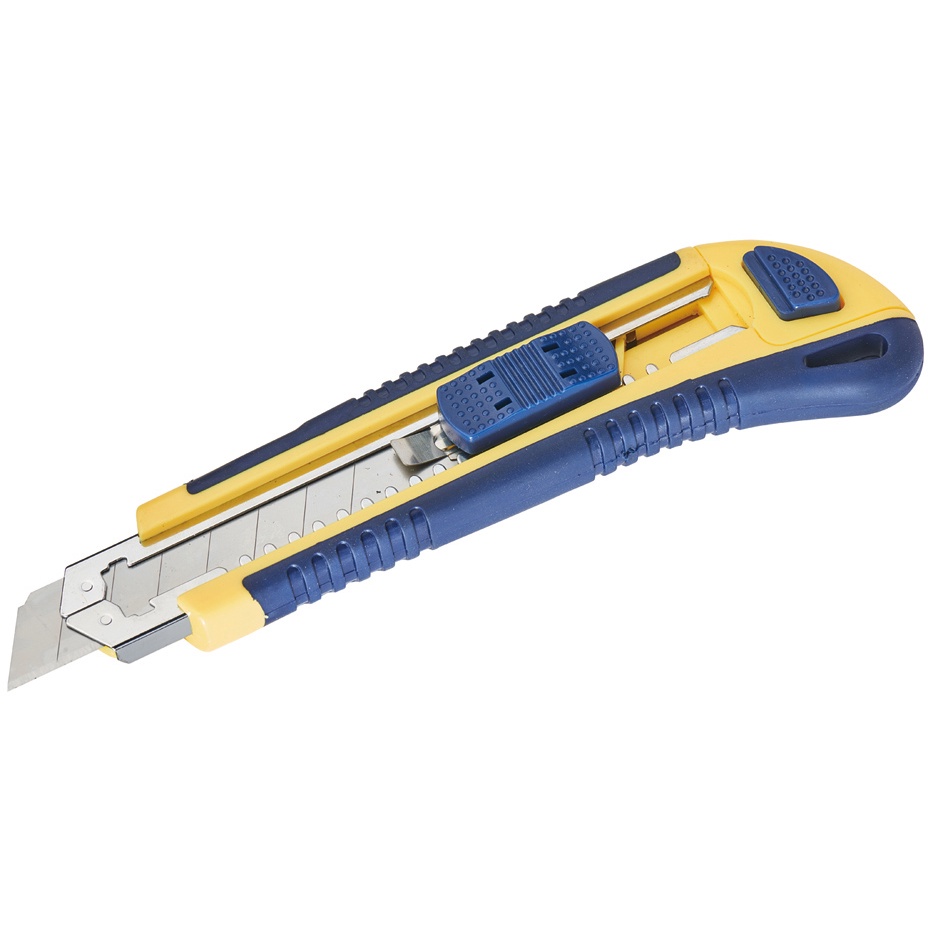 Jual PISAU CUTTER 3 BLADES AUTO-LOAD UTILITY KNIFE 18mm | LAKONI PRO | JETJO TOOLS | 101003 ...