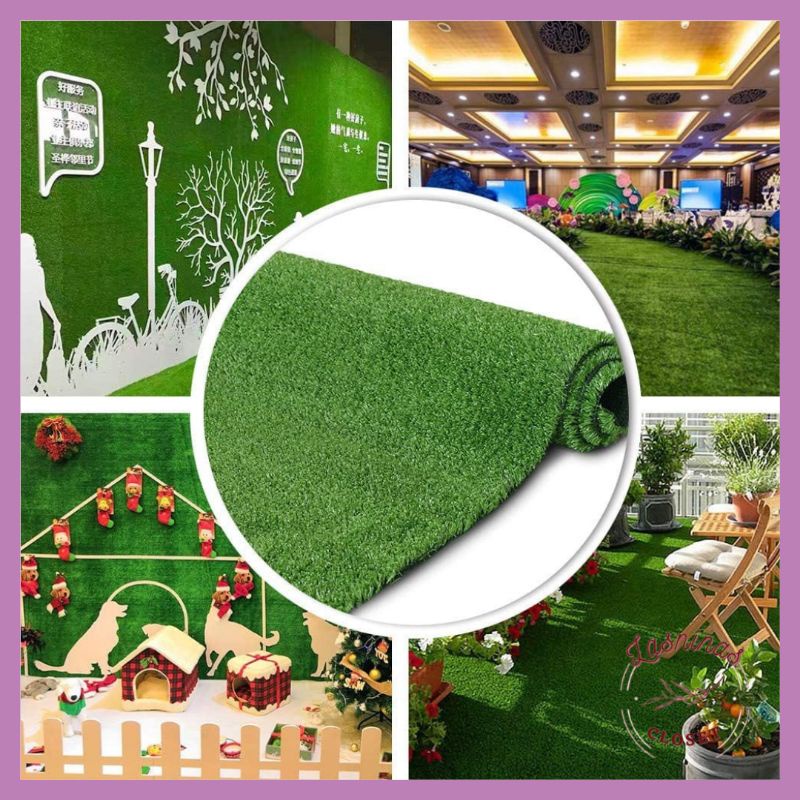 Jual Rumput Sintetis swiss ketebalan 1 cm premium/ Rumput dekorasi ...