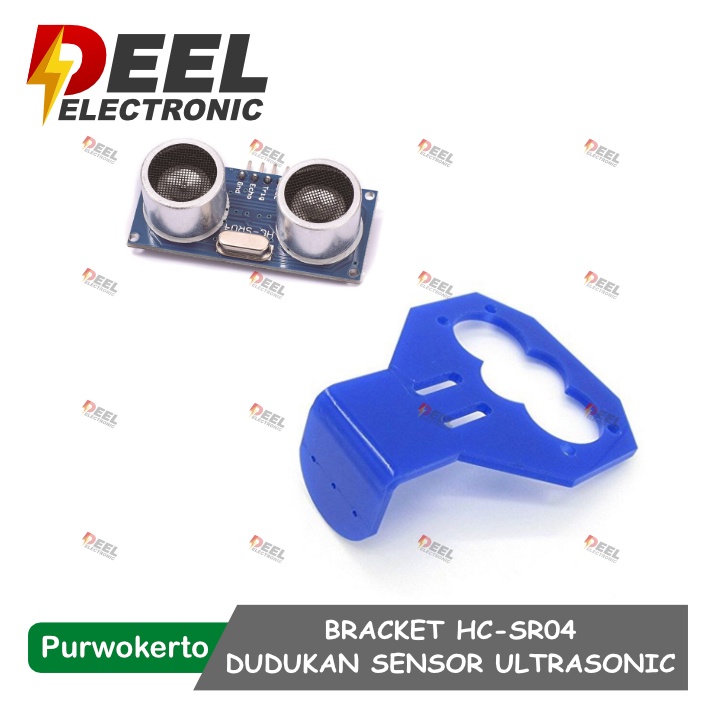 Jual BRACKET SENSOR ULTRASONIC DUDUKAN HC-SR04 MOUNTING BRACKET HCSR04 BIRU | Shopee Indonesia