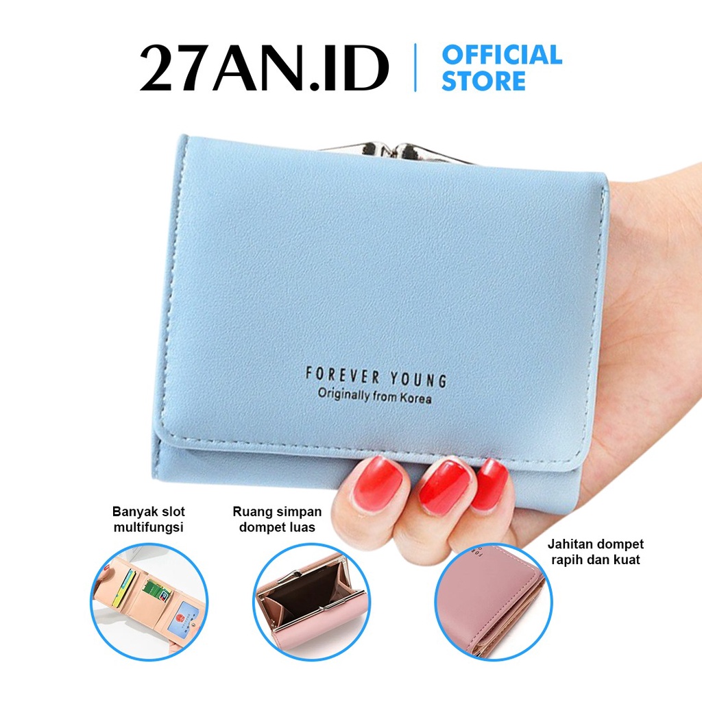 Jual (27AN.ID) Dompet Lipat wanita F6 Dompet Mini Wanita Tebal C5 | Shopee Indonesia