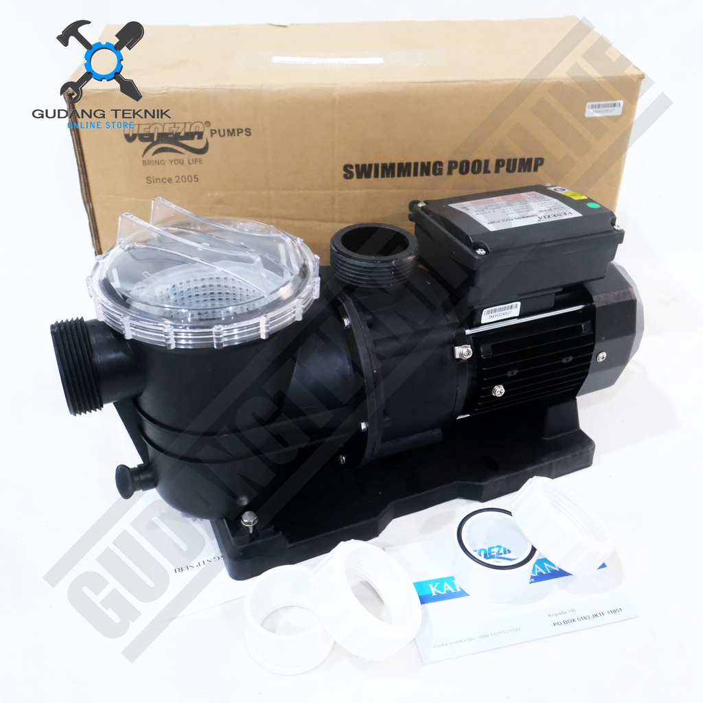 Jual Pompa Kolam Renang 0.5HP STP50 VENEZIA / Swimming Pool Pump 1/2 HP ...