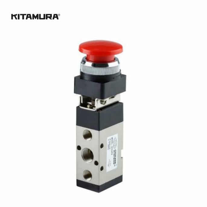 Jual Mechanical Valve Push Lock Pneumatic 5/2 1/4" | Shopee Indonesia