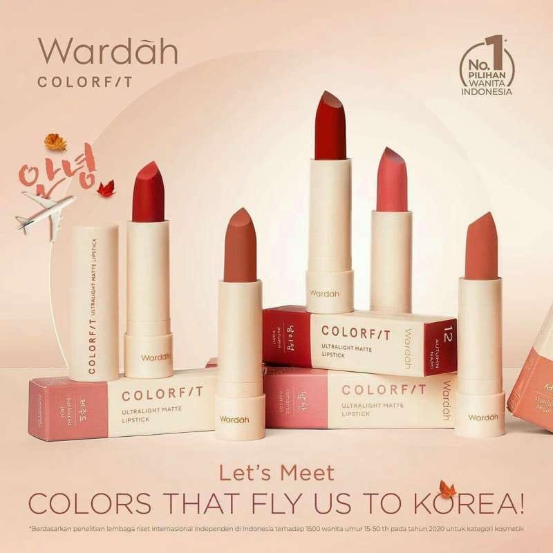 Jual Wardah Colorfit Ultralight Matte Lipstick / Korea Edition | Shopee ...
