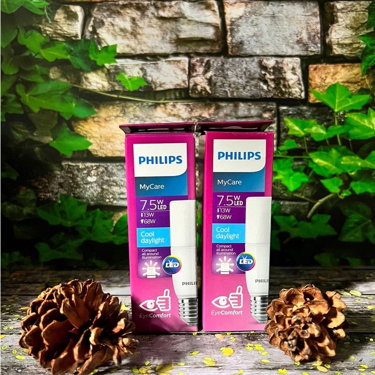 Jual Philips LED Stick 7,5W E27 6500K Hemat Energy Putih | Shopee Indonesia
