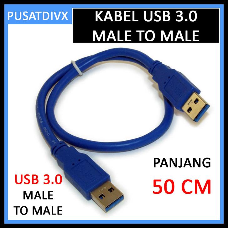 Jual Kabel Usb 3.0 Male To Male 60Cm 0.6M Am To Am Usb3 Mining ...