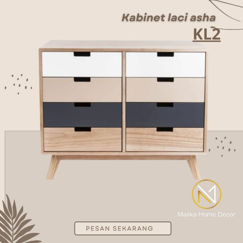 Jual nakas kabinet laci minimalis modern murah n26 8 laci | Shopee ...