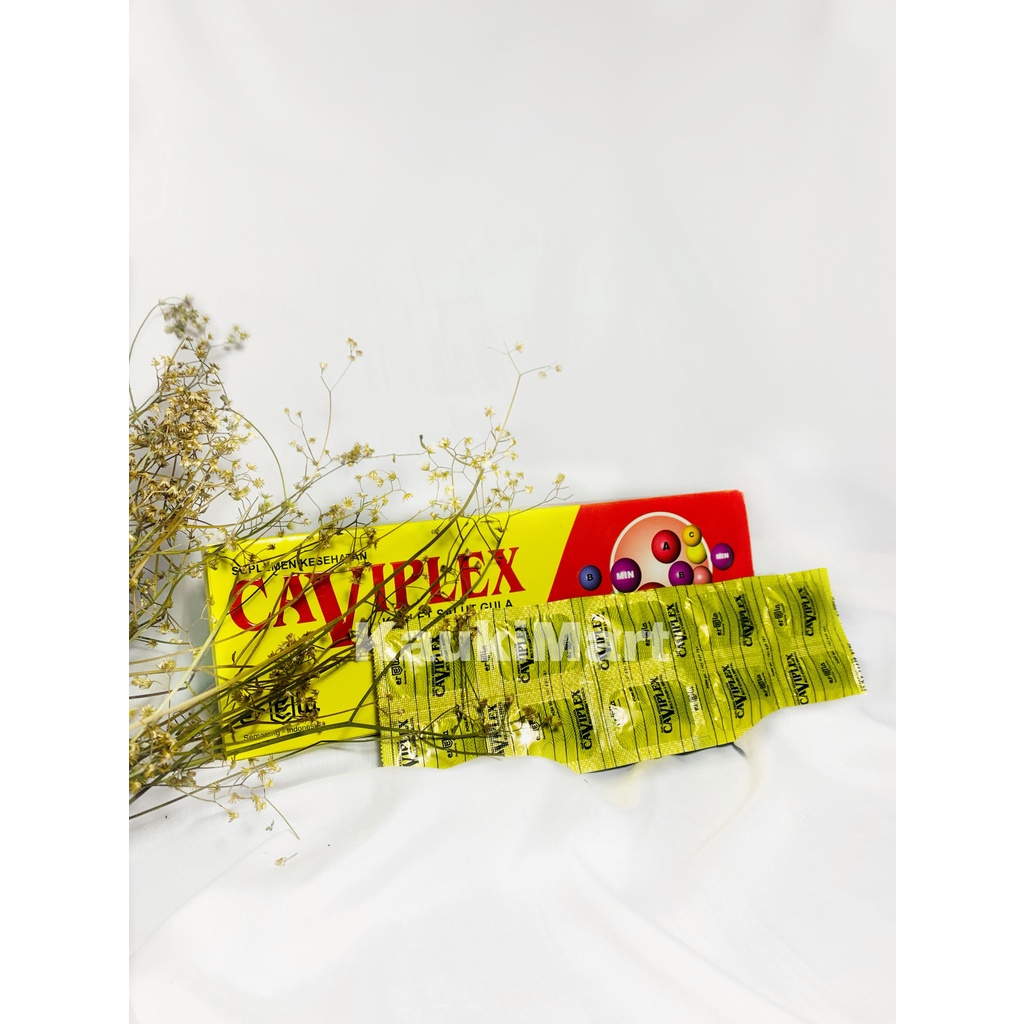 Jual CAVIPLEX MULTIVITAMIN 10 KAPLET (1 STRIP) | Shopee Indonesia
