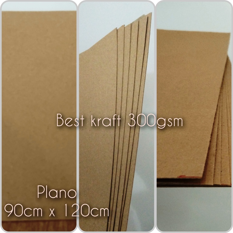 Jual Kertas Kraft/ Kertas Samson/ Kertas Coklat Liner Plano (90cm x ...