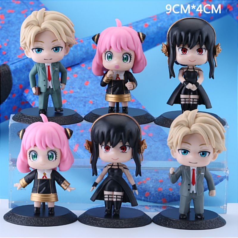 Jual SPY X FAMILY ACTION FIGURE ANYA FORGER LOID FORGER YOR FORGER ...