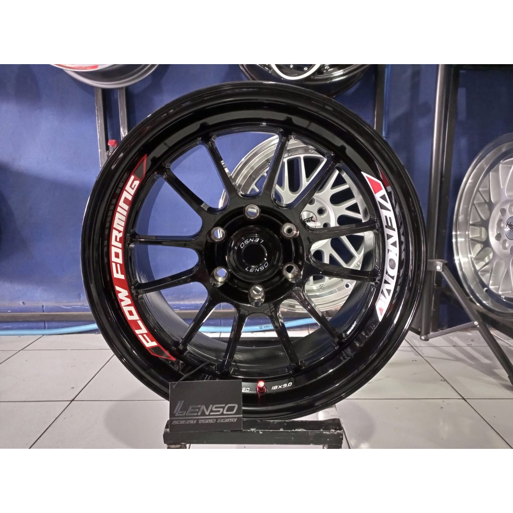 Jual velg mobil original lenso venom 5 ring 18 cakep buat pajero fortuner | Shopee Indonesia