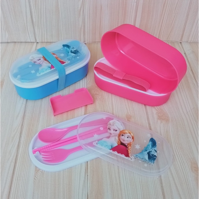 Jual KOTAK MAKAN 2 SUSUN KARAKTER dengan Karet Pengikat / KOTAK BEKAL TEMPAT MAKAN ANAK KARAKTER ...