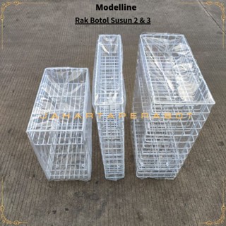 Jual MODELLINE - Rak Botol 3 Susun / Rak Botol Mini 2 Susun / Rak Botol ...