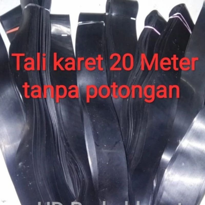 Jual Tali karet ban pengikat barang elastis serbaguna 20 meter | Shopee ...
