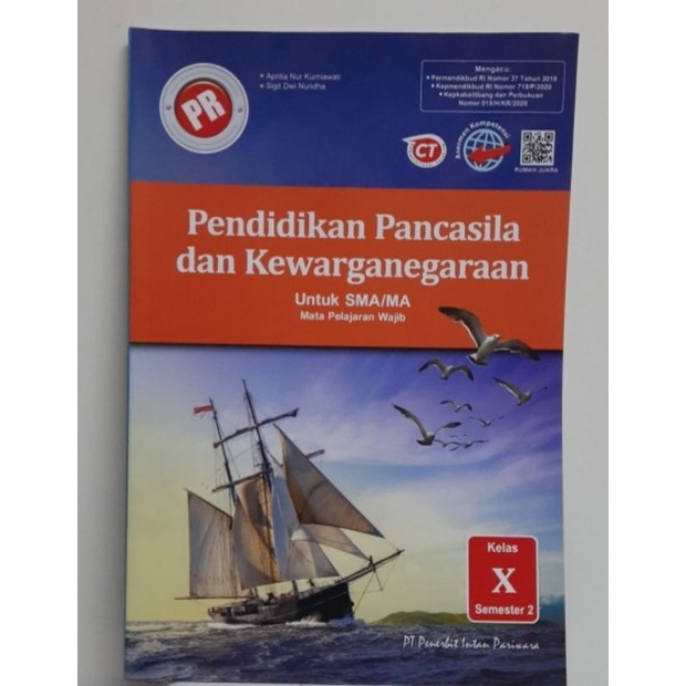 Jual PR CT PPKN wajib Kls 10 smt 2 INTAN PARIWARA Edisi 2020/2021 Original Book | Shopee Indonesia