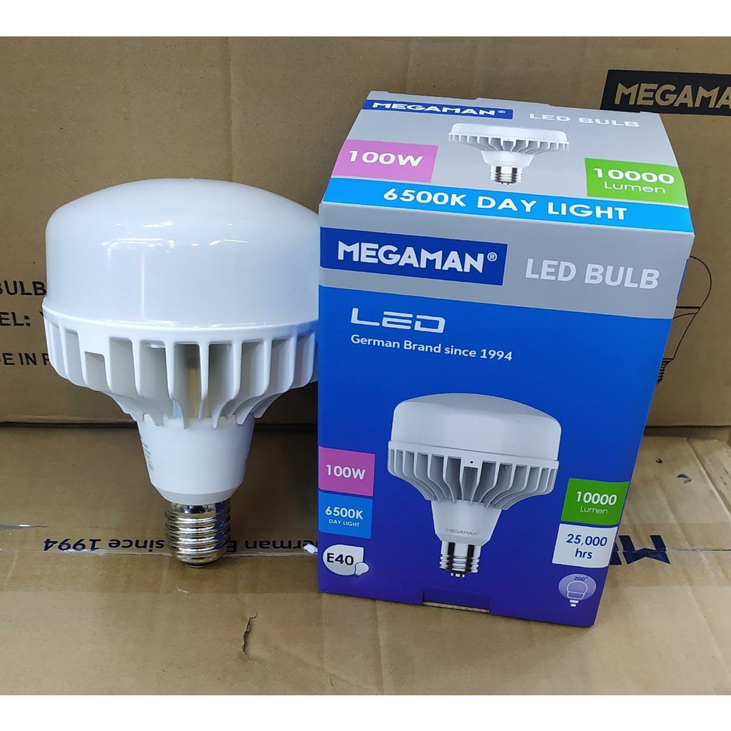 Jual Megaman lampu led bulb 100w E40 YTPDGLE5 / bohlam led 100w putih ...