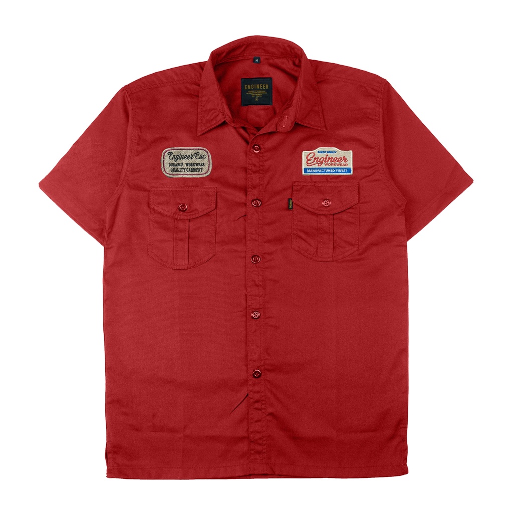 Jual Engineer Workwear - Fracture Workshirt Kemeja Kerja Lengan Pendek ...