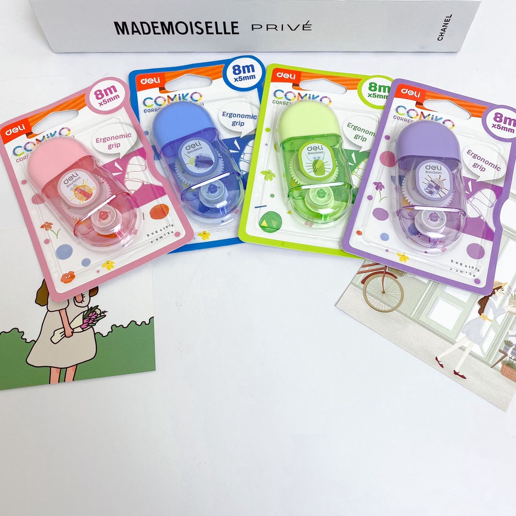 Jual TIPE-X DELI KARAKTER MI YOU 8M X 5MM / DELI CORRECTION TAPE ...