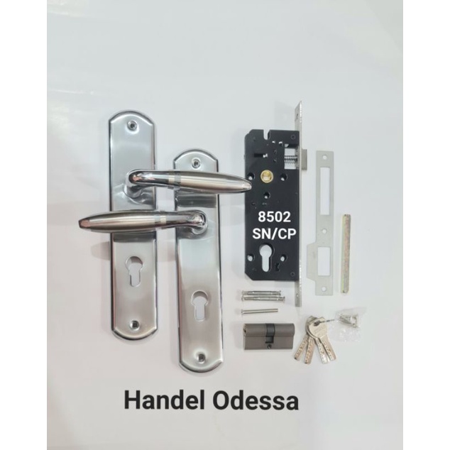 Jual Handel Pintu Besar Merk Odessa 8501 SN/CP, 8501 NB/BN, 8502 SN/CP | Shopee Indonesia