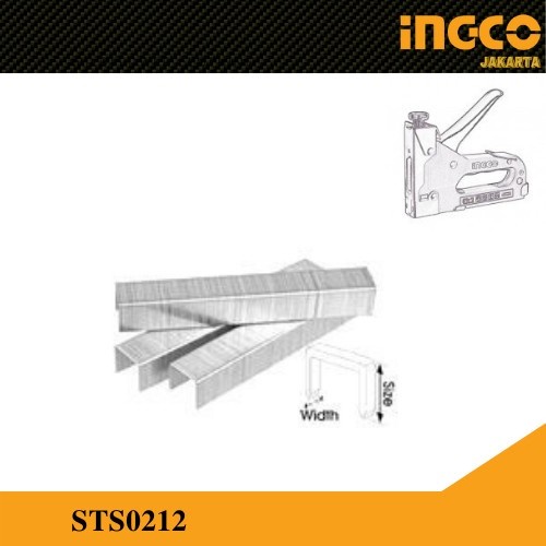 Jual Refill Isi Ulang Staple Gun INGCO STS0212 12 Mm U Model Isi 1000 ...