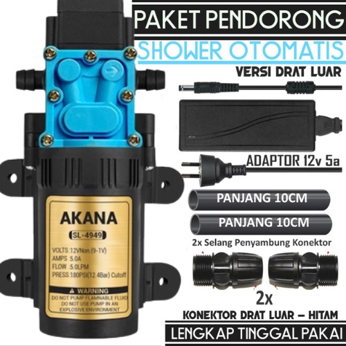 Jual Paket Lengkap Pompa Pendorong Otomatis Versi Drat Luar - NIKUMA ...
