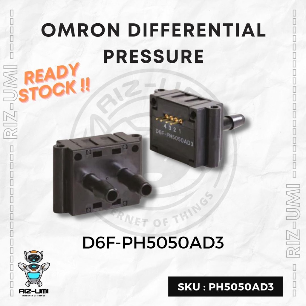 Jual Omron Differential Pressure Sensor D6f Ph5050ad3 Shopee Indonesia