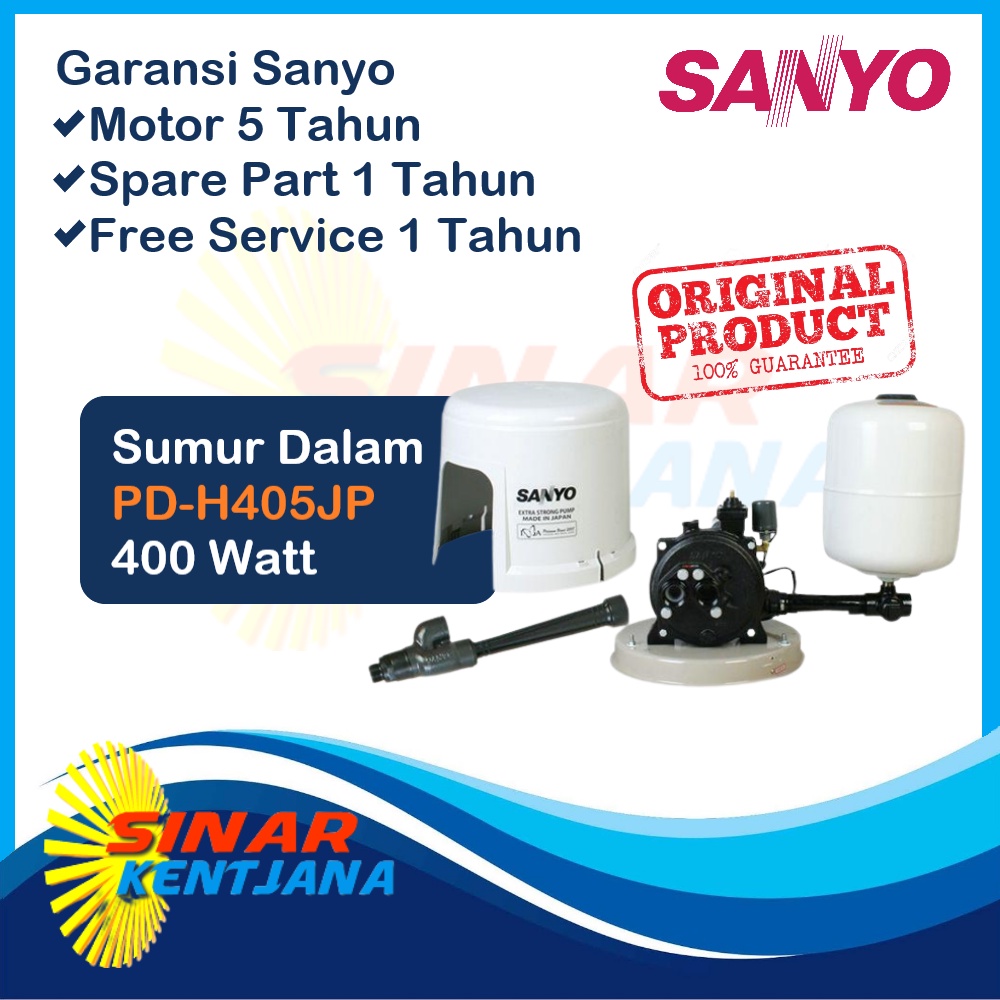 Jual Pompa Sanyo PDH-405 JP Made In Japan - Sumur Dalam Otomatis ...