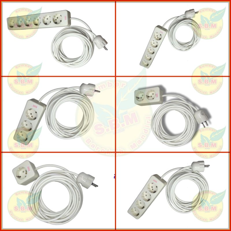 Jual Stop kontak 1,2,3,4,5.6 Lubang Uticon +Kabel 11,12,13,14,15,16,17,18,19,20Meter Kabel Stop ...