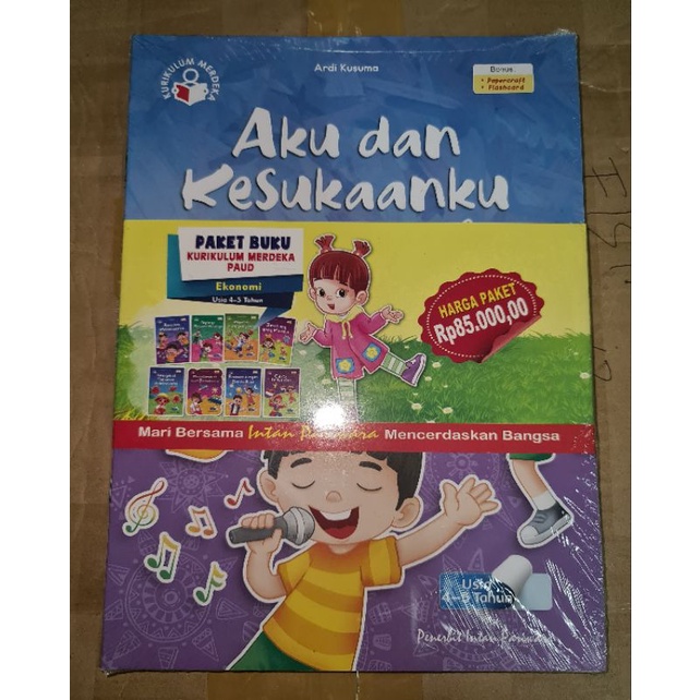 Jual PAKET BUKU KURIKULUM MERDEKA JENJANG PAUD EKONOMI USIA 4-5 TAHUN INTAN PARIWARA | Shopee ...